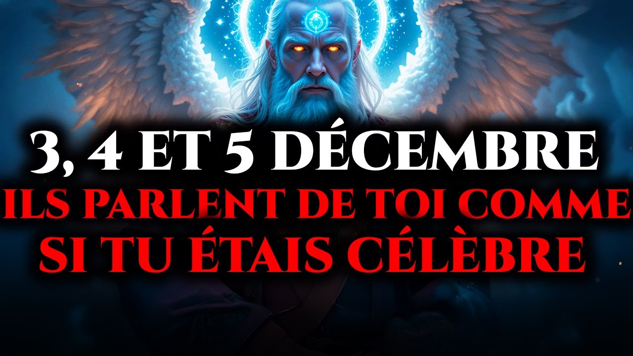 ÉLU(E), 3, 4 ET 5 DÉCEMBRE – IL DEVIENT FOU ILS PARLENT DE TOI COMME SI ...