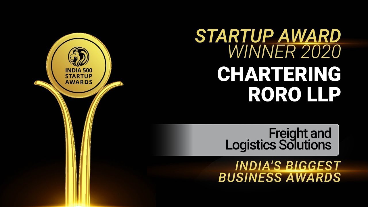 Chartering Roro LLP - Winner of India 500 Startup Awards 2020 - YouTube