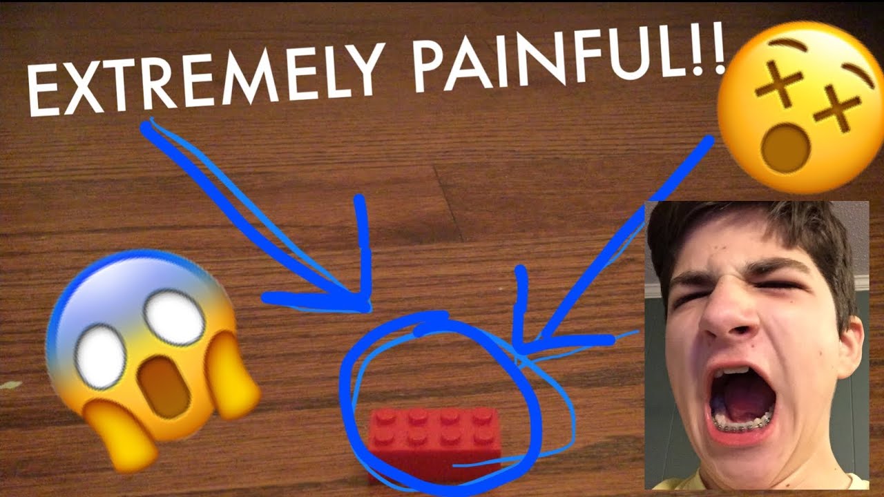 Stepping on a Lego (extremely painful) - YouTube