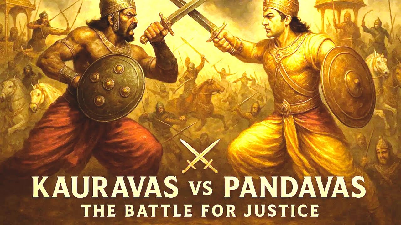 Kauravas vs Pandavas: The Battle for Justice ⚔️ - YouTube
