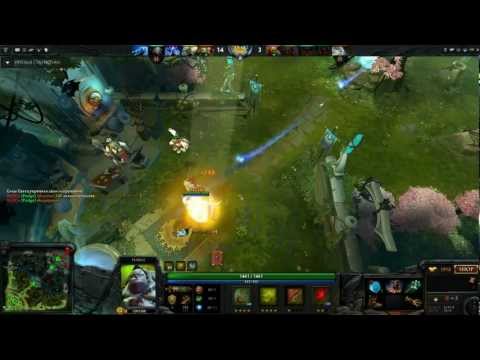 Dota 2 - Pudge Hook on base :D - YouTube