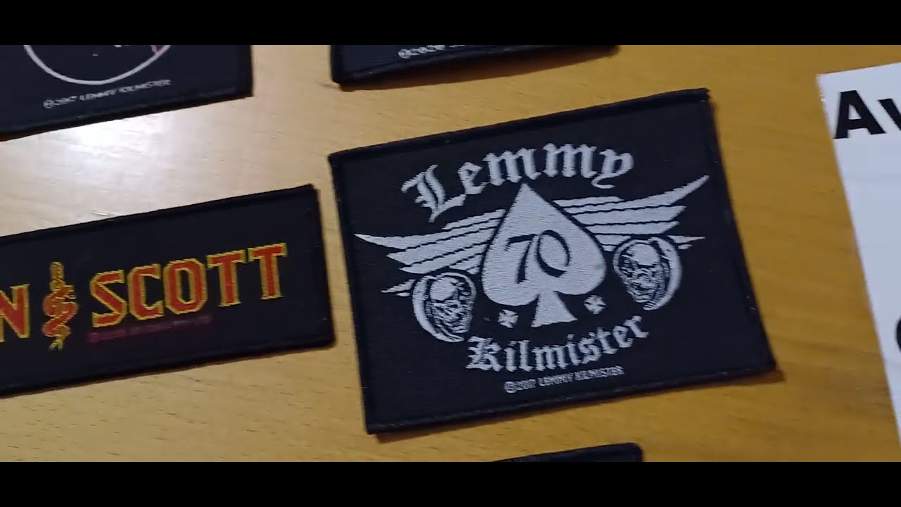 ACDC Motorhead Patch Bon Scott Lemmy #acdc #acdcfan #heavymetal #rock # ...