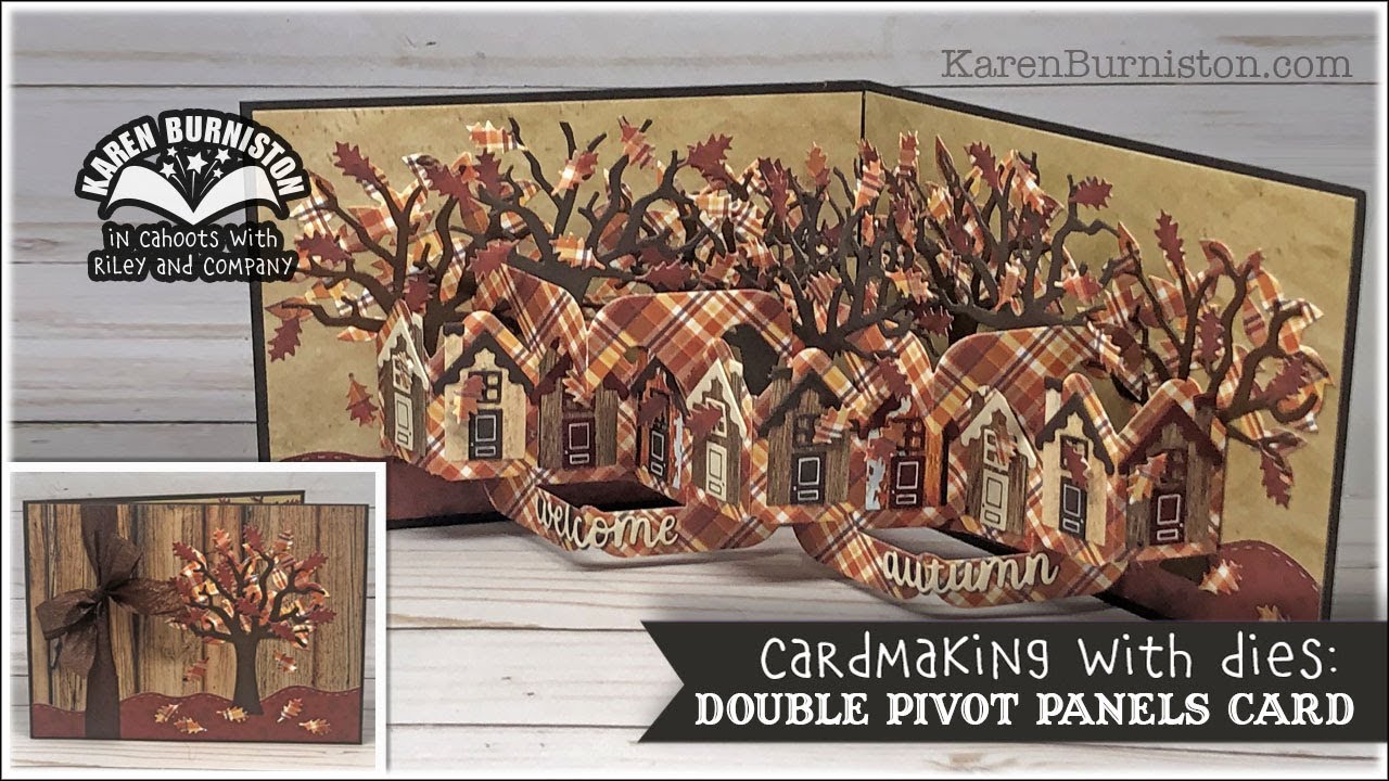Cardmaking with Dies: Double Pivot Panels Card - YouTube