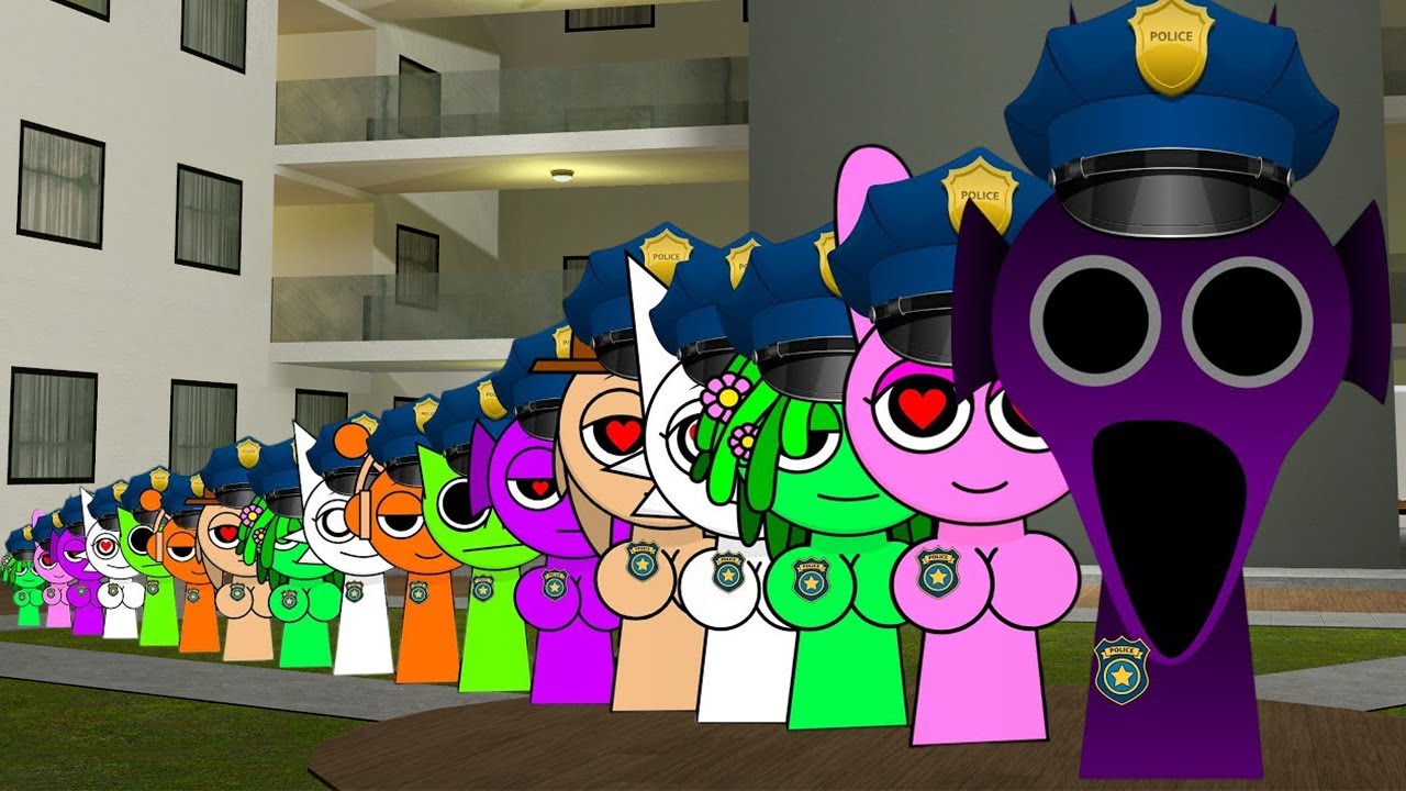 All Sprunki Police Want Me To Help Them in Garry’s Mod! - YouTube