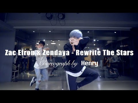 亨利 Henry Lyrical Choreography @ Zac Efron & Zendaya - Rewrite The Stars / Henry Choeography 20180214