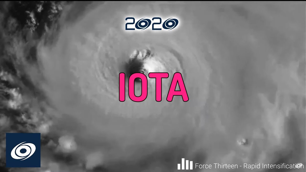The Track of Hurricane Iota (2020) - YouTube