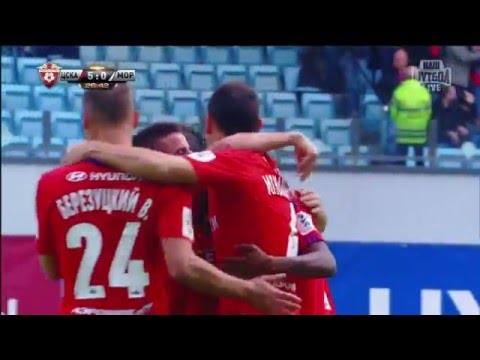 Гол Сергея Игнашевича. ЦСКА – «Мордовия» | РПЛ 2015/16