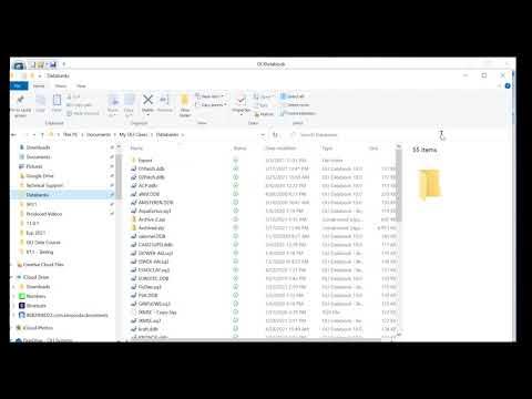 Part 02 - Creating your first database - YouTube