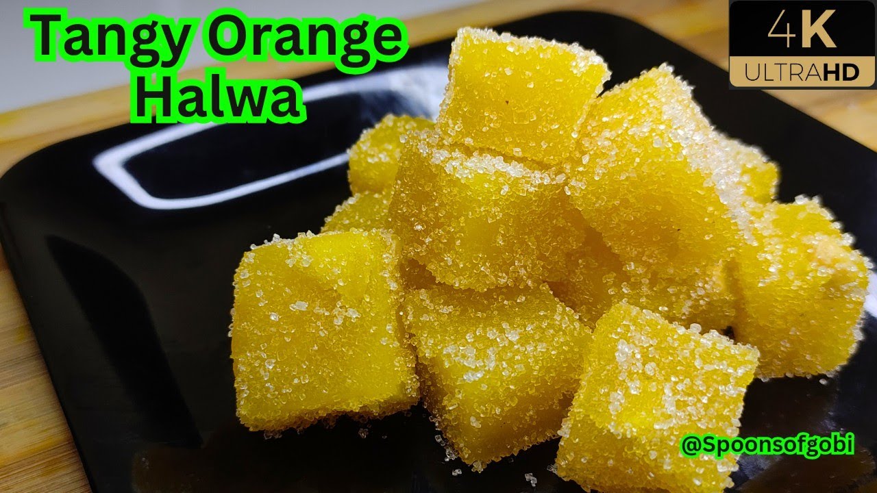 Tangy Orange Halwa | Easy Simple Ingredient Recipe | Best Halwa | - YouTube