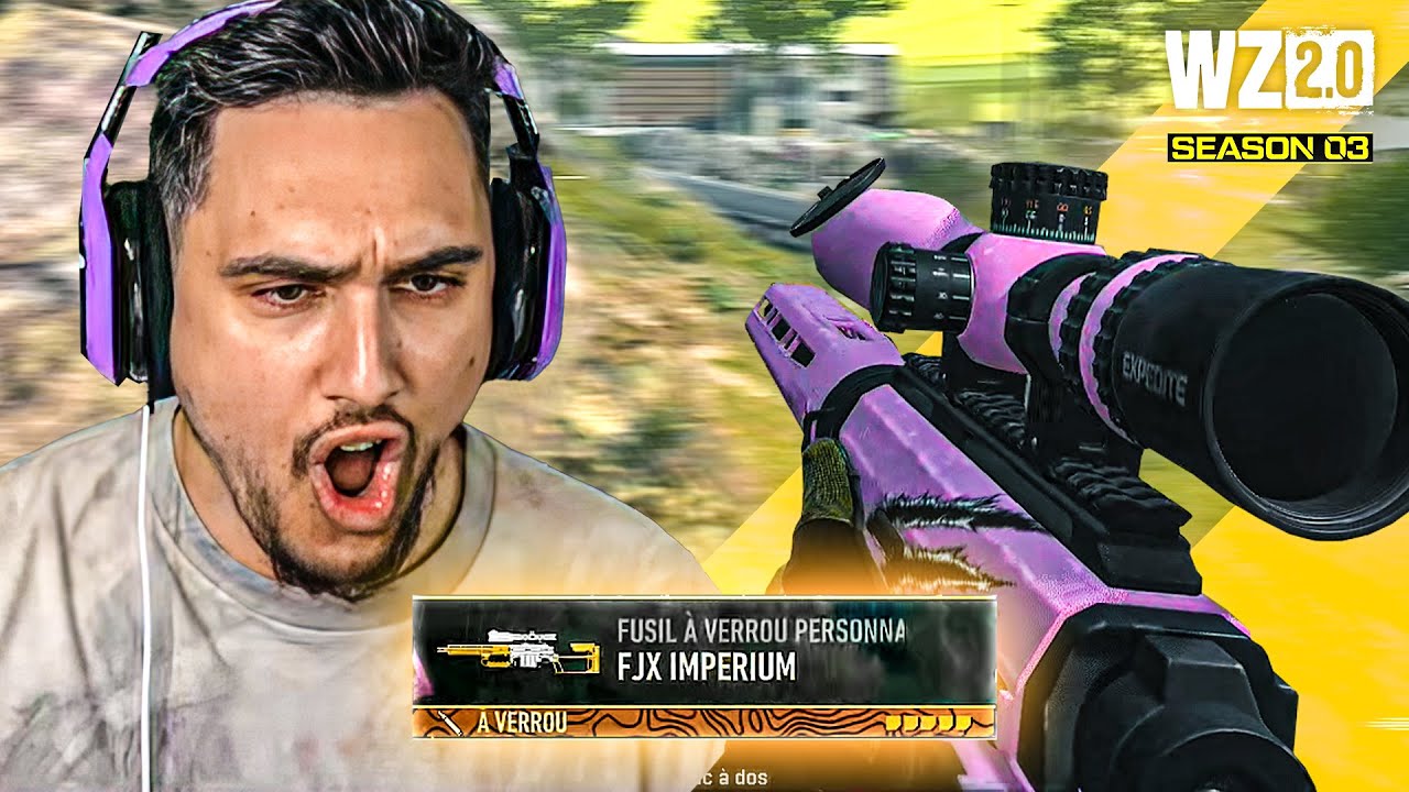J'essaye le nouveau sniper INTERVENTION (FJX Imperium sur Warzone 2 ...