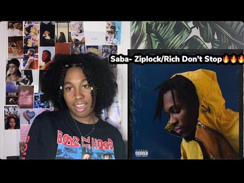 He's Underrated🔥| Saba- Ziplock/ Rich Don't Stop Reaction - YouTube