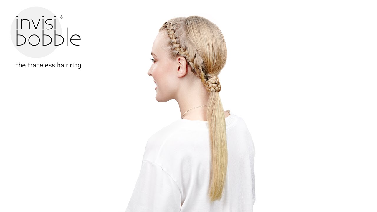 boho ponytail braid - medium invisibobble hair tutorial by Richard ...
