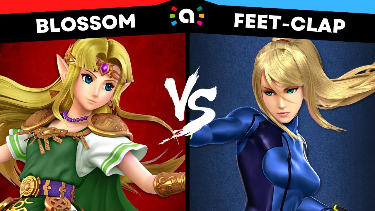 Blossom (Zelda) vs Feet-Clap (Zero Suit Samus) | Super Smash Bros ...