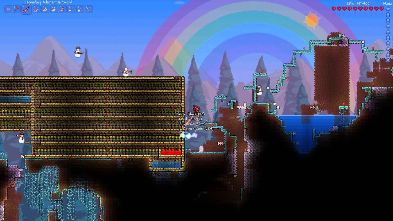 Terraria - Hallowed Armor AG - Episode 17 - Frost Legion - YouTube