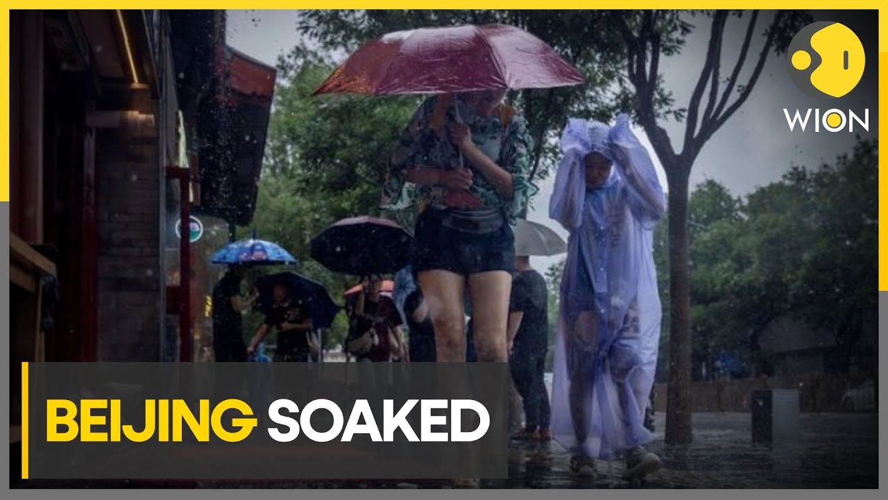 High alerts on torrential rains continue in Beijing | WION Climate ...