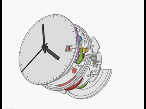 Механизм часов - Mechanical Watch Demonstration - YouTube