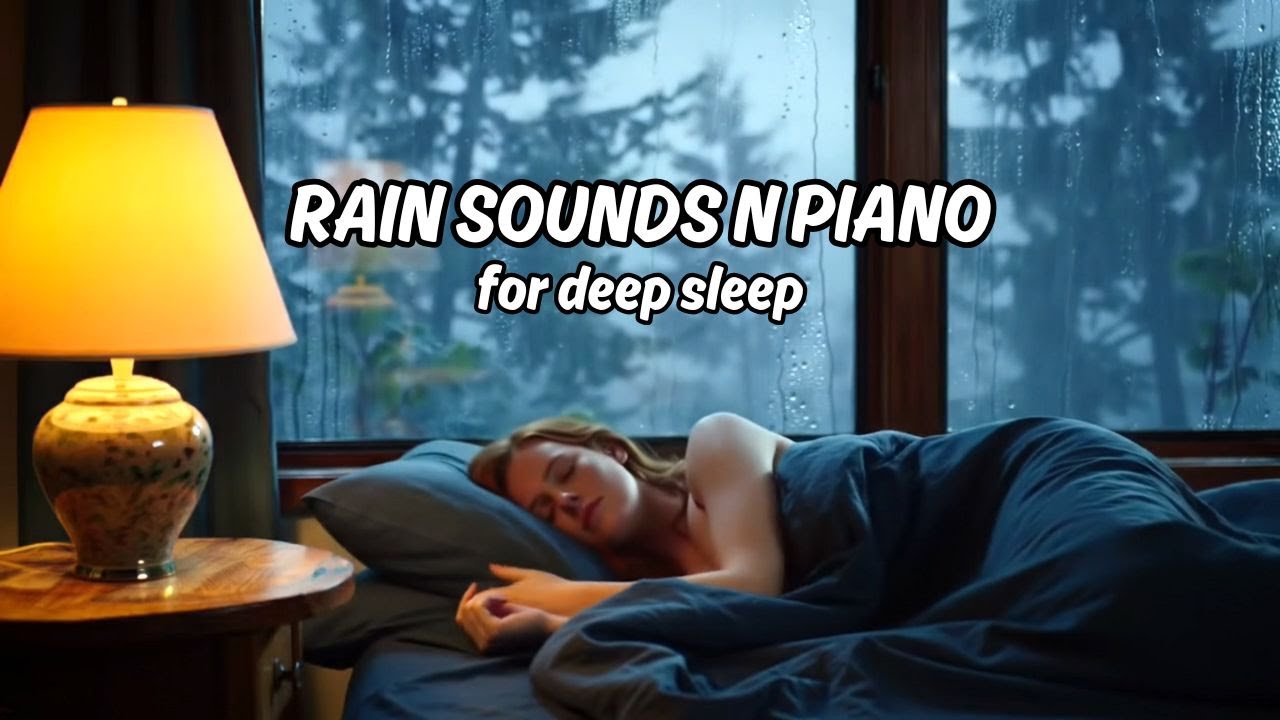Sleep Music with Piano & Rain Sounds – Relaxing Music for Insomnia ...