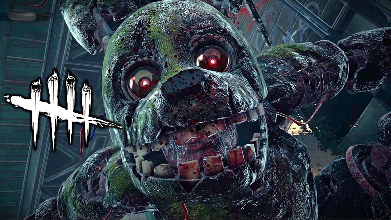 SPRINGTRAP in Dead By Daylight! (Jump scares, Mori, Animations & Map ...