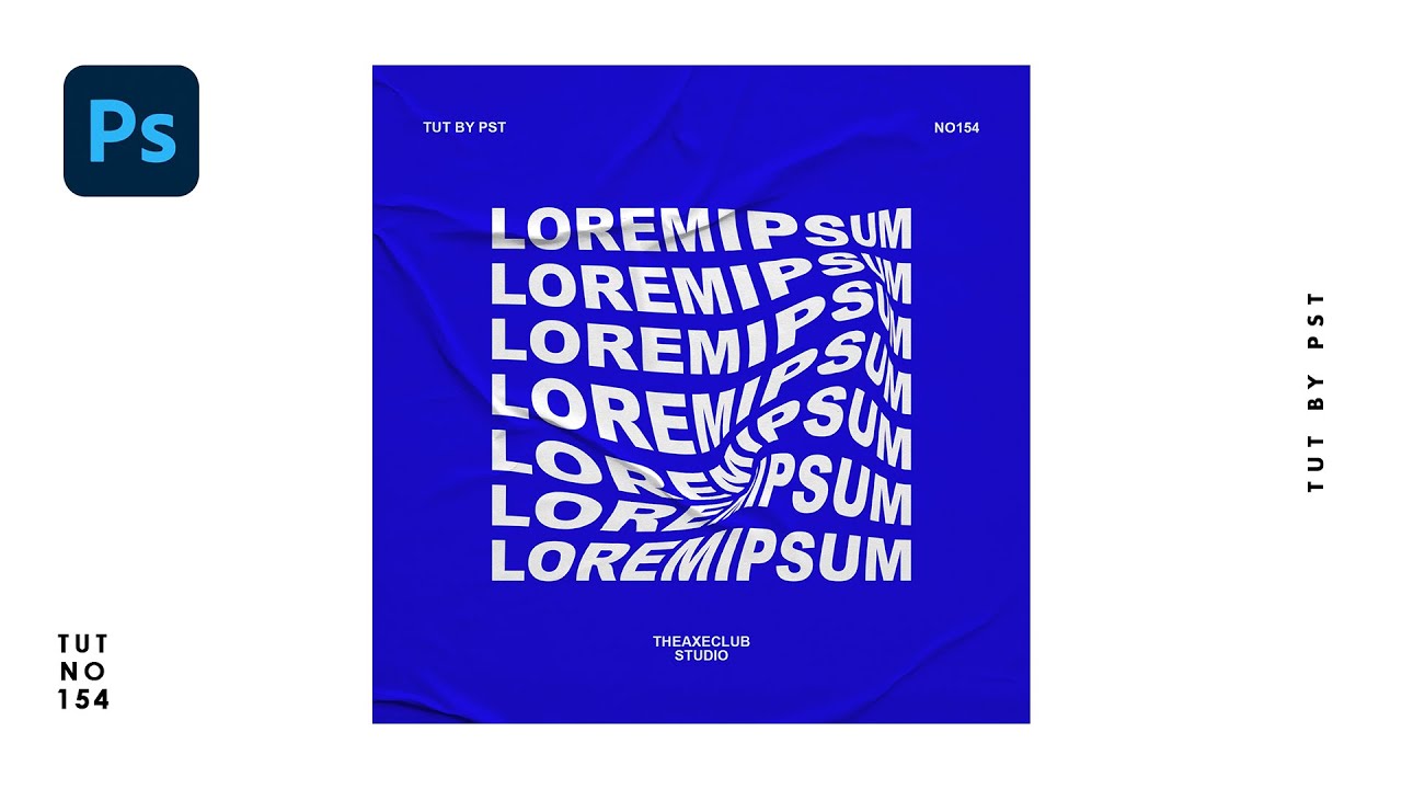 How to Create Warp Text Cover Art Design in Photoshop - Photoshop ...