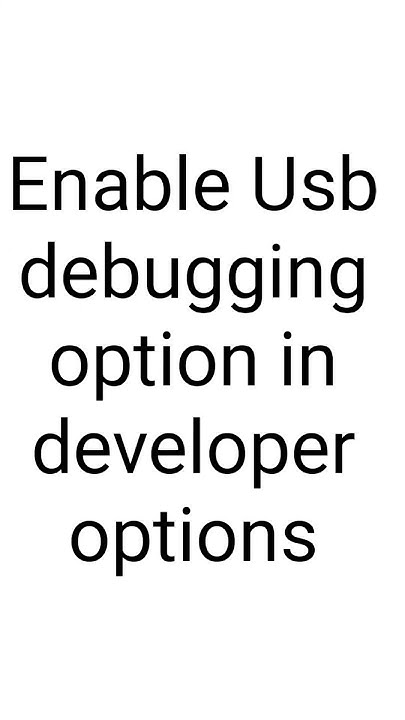 How to debug android app in mobile?#android #learning #reactnative #debugging - YouTube