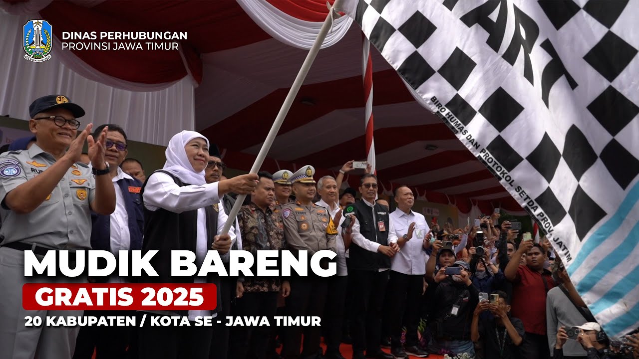 HIGHLIGHT MUDIK BARENG GRATIS PEMPROV JATIM 2025 - YouTube