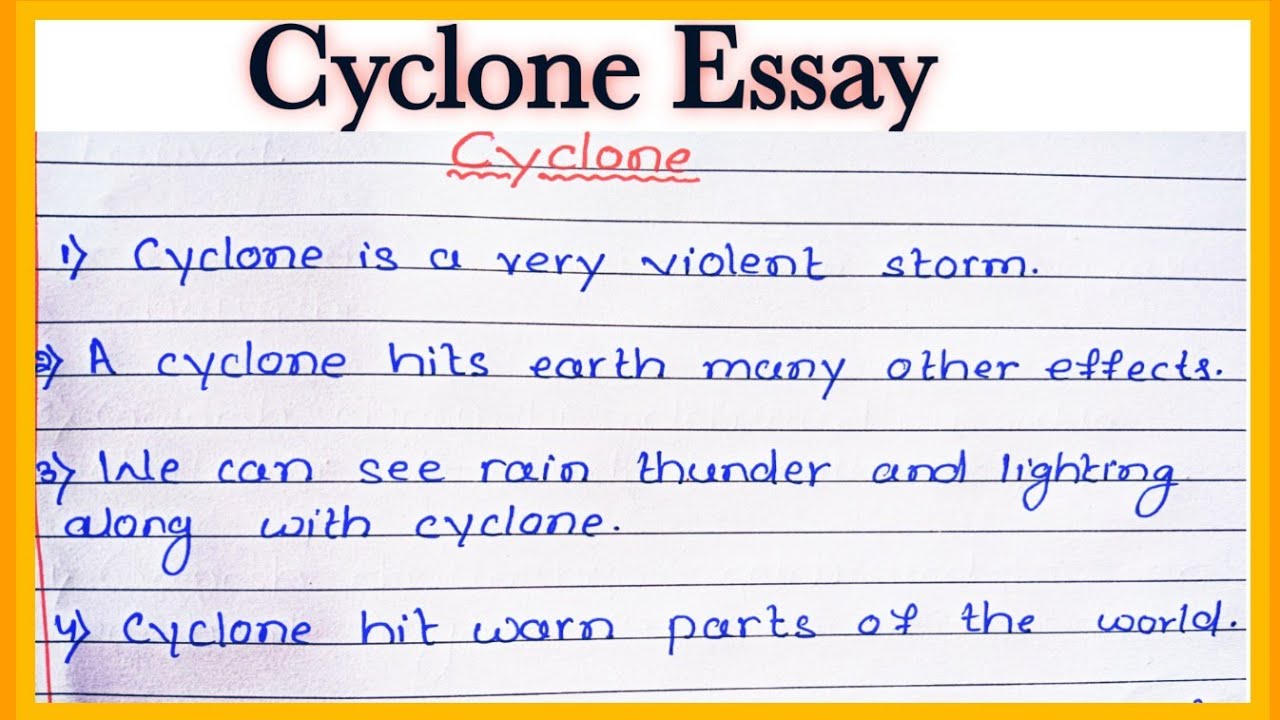 10 line Cyclone essay in English l Cyclone essay in English l 10 line ...