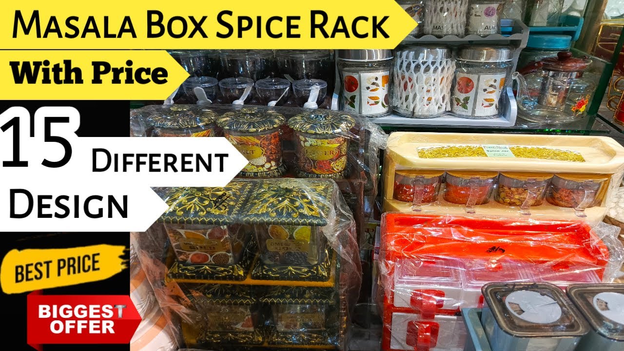 15 New Masala Box Designs & Price | Online Delivery | Zeeshan crockery ...