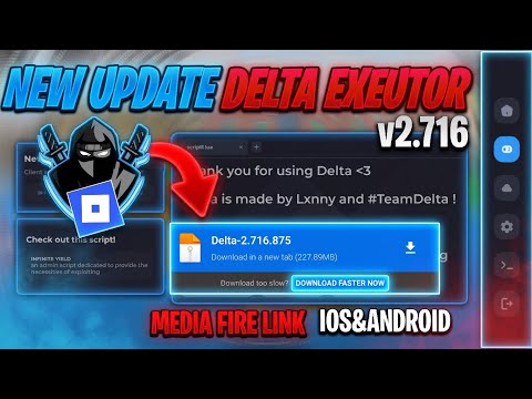 [NEW] DELTA EXECUTOR MOBILE UPDATE V2.716! (Android & iOS) Direct Mediafire 🚀
