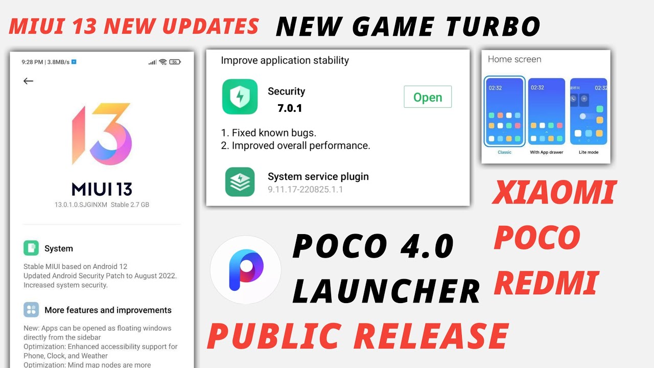 Miui 13 New Update/System Launcher New Update Features/Poco Launcher 4. ...