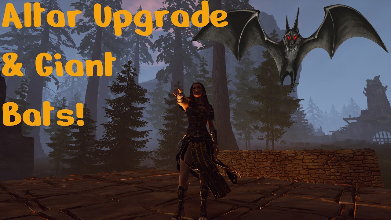 Conan Exiles | Age Of Sorcery 4K | EP5 Altar Upgrade & Giant Bat! - YouTube