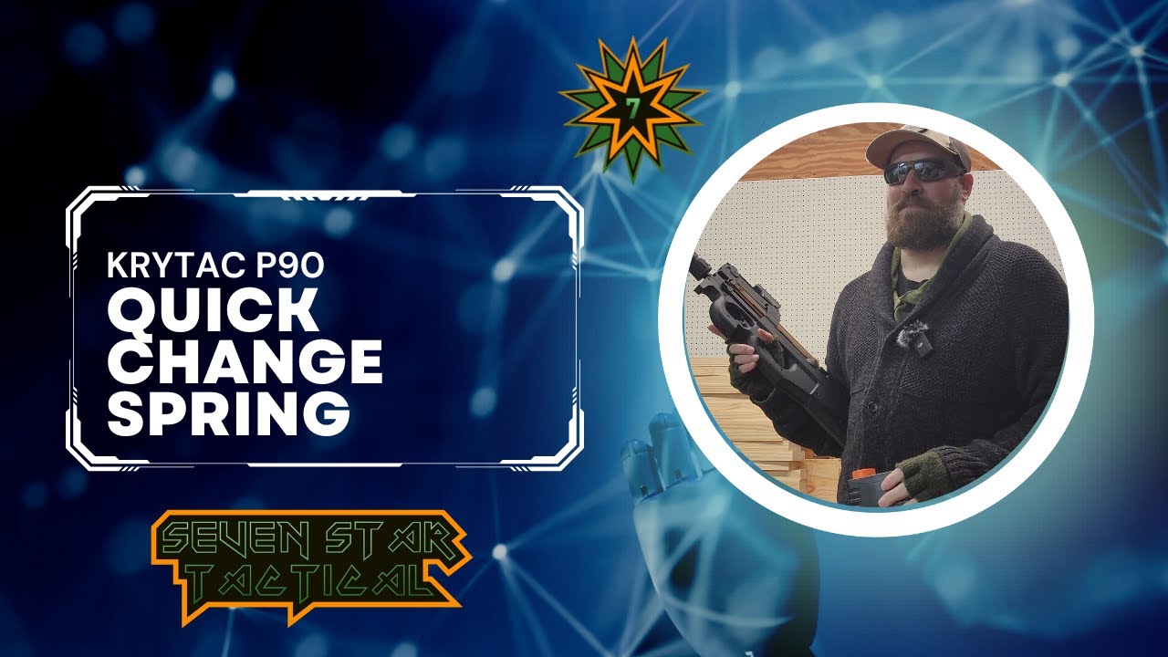 Krytac P90 Quick Change Spring Tutorial - YouTube