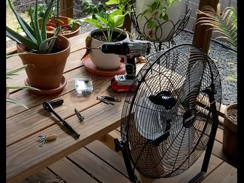 Outdoor Patio Fan Install - Low Clearance Solution - Wall Mount - YouTube