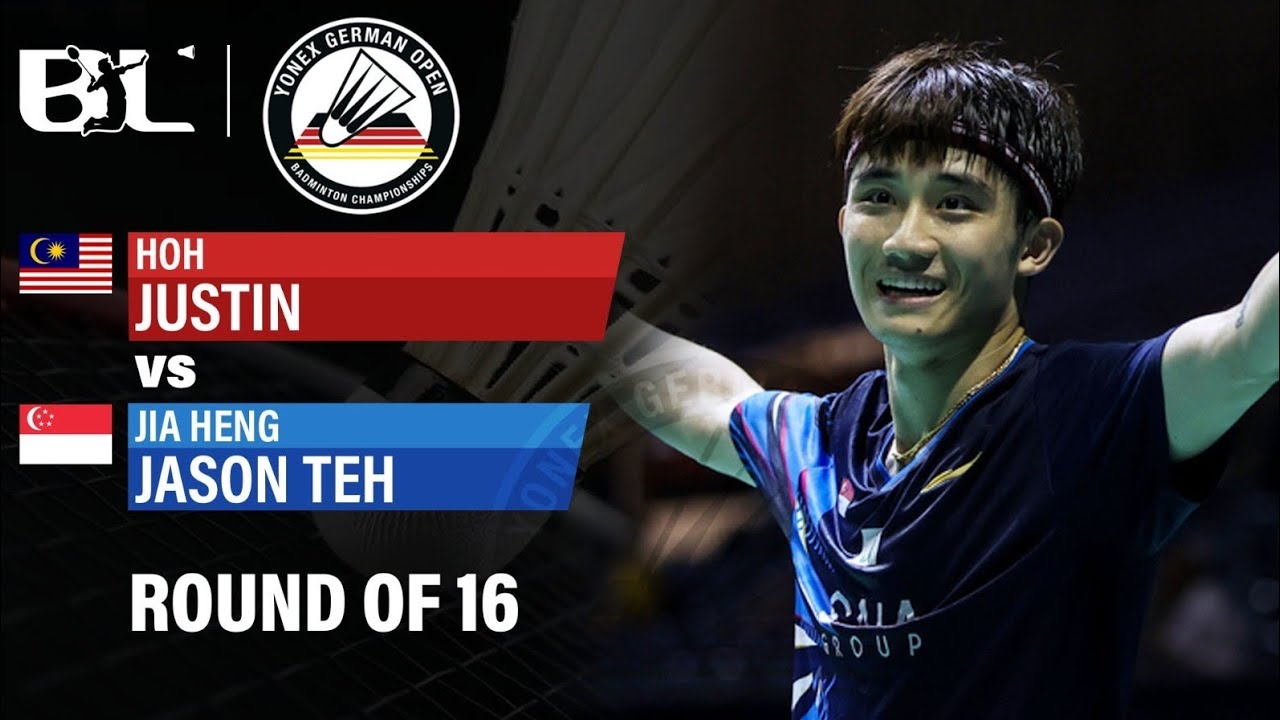 Jia Heng Jason TEH (sgp) vs. Justin HOH (mas) | German Open 2025 | R16 - YouTube