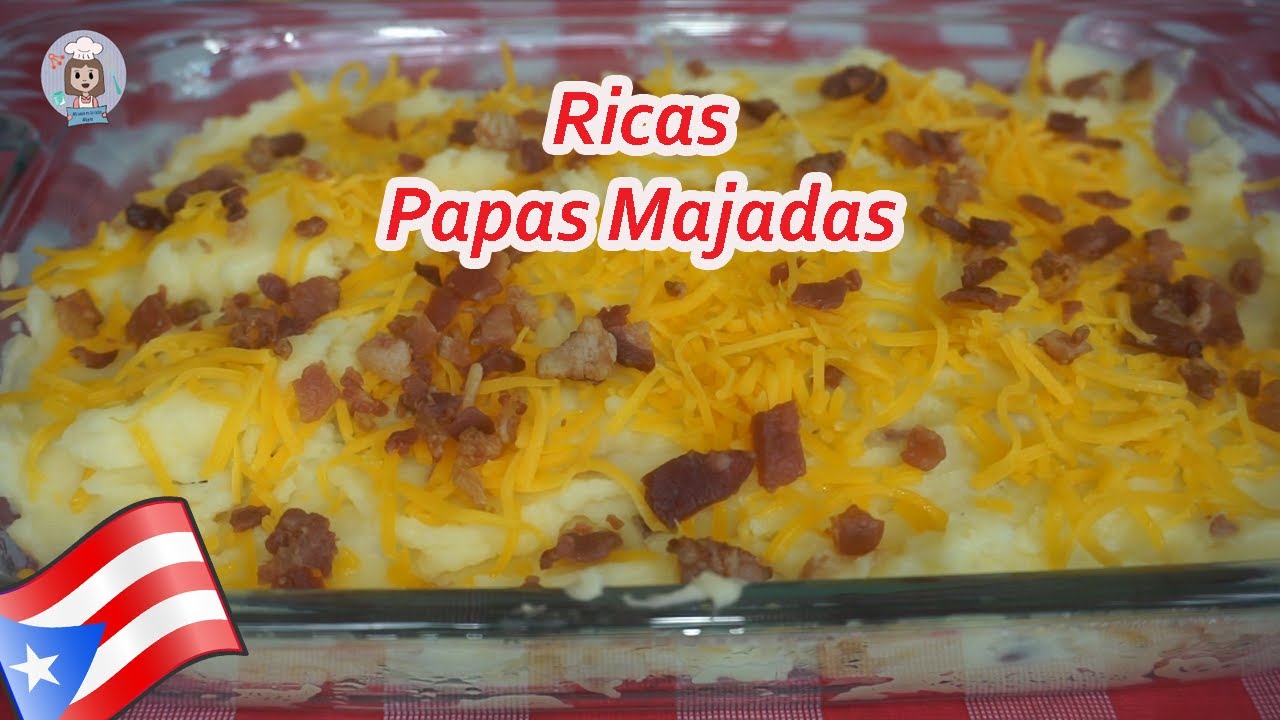 Papas Majadas con QUESO y Bacon🇵🇷😋😋🇵🇷* - YouTube
