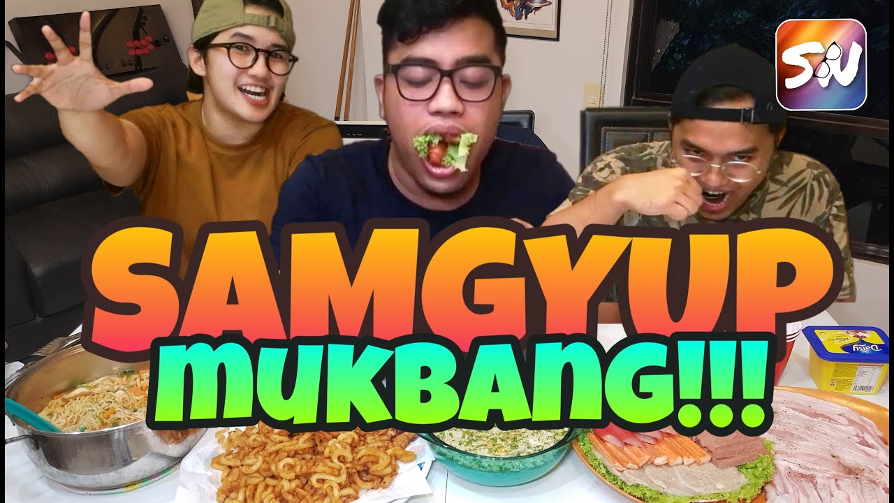 SAMGYUP MUKBANG!!! | Shwek Nation - YouTube
