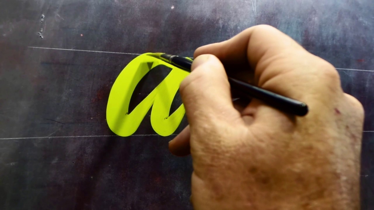 Hand Lettering by John King - YouTube