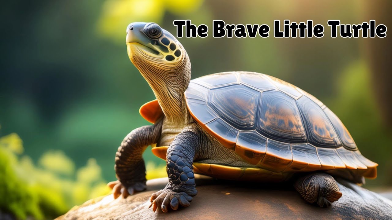 One minute story | The Brave Little Turtle | Bed time story for Kids ...