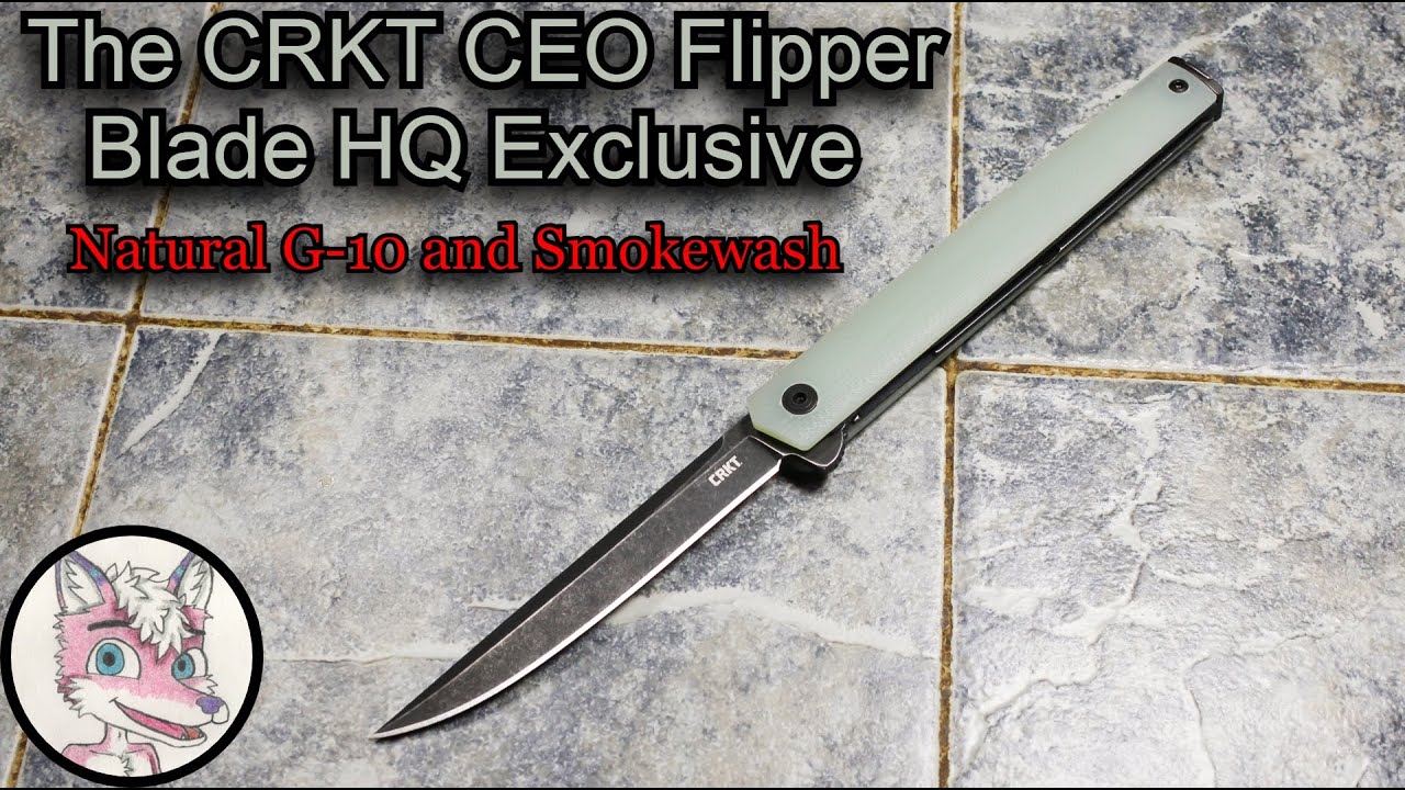 A Look at the CRKT CEO Flipper Blade HQ Exclusive - Folding Overview ...