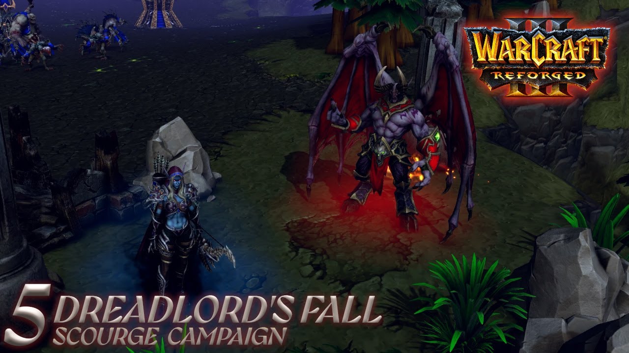 Warcraft 3 The Frozen Throne Reforged: Dreadlord's Fall | HARD Scourge ...