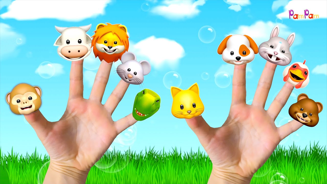 Cat Finger - Finger Family Learn Animals - PamPam Family | Kids Songs ...