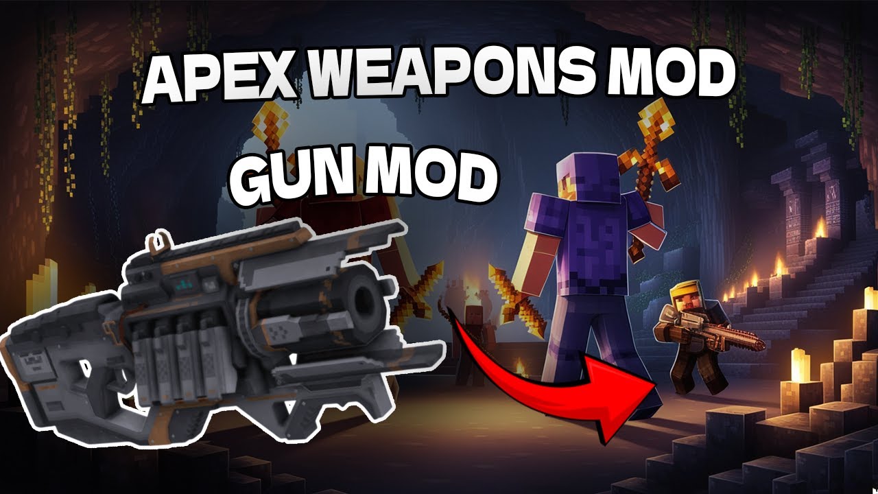 Apex Guns Minecraft Mod – Minecraft gun addon #minecraft #minecraftmods ...