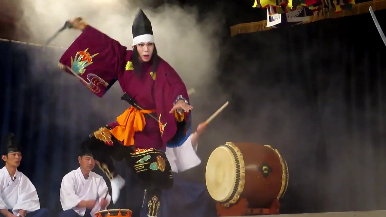 ひろしま安芸高田神楽【鈴鹿山】美穂神楽団kagura Suzukayama Youtube