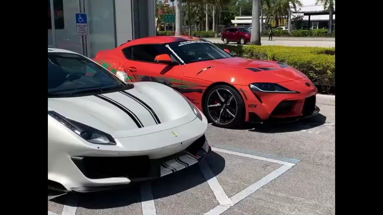 Supra vs Ferrari - YouTube