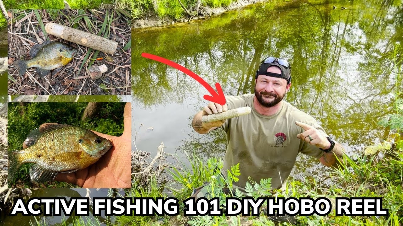 Survival Fishing 101 Catch Your Limit with a DIY Hobo Reel - YouTube