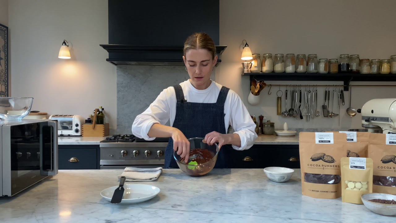 How To Temper Chocolate - Using the seeding method - YouTube