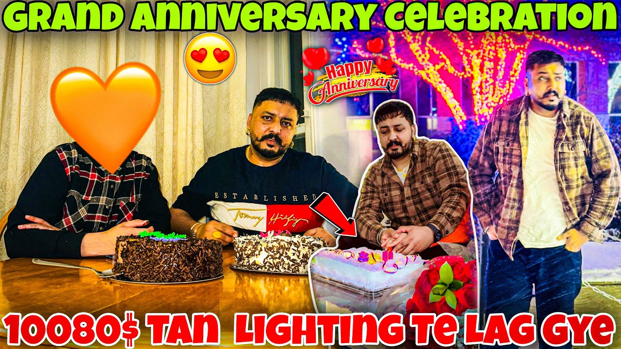 Grand Anniversary Celebration||10080 Dollor Tan Lighting Te Lag Gye ...