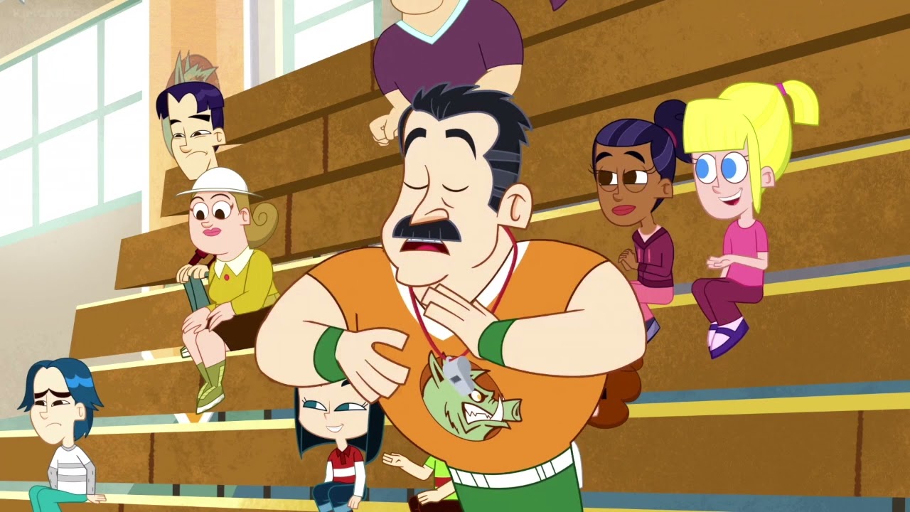 Johnny Test Reboot- Coach Muscle Growth - YouTube