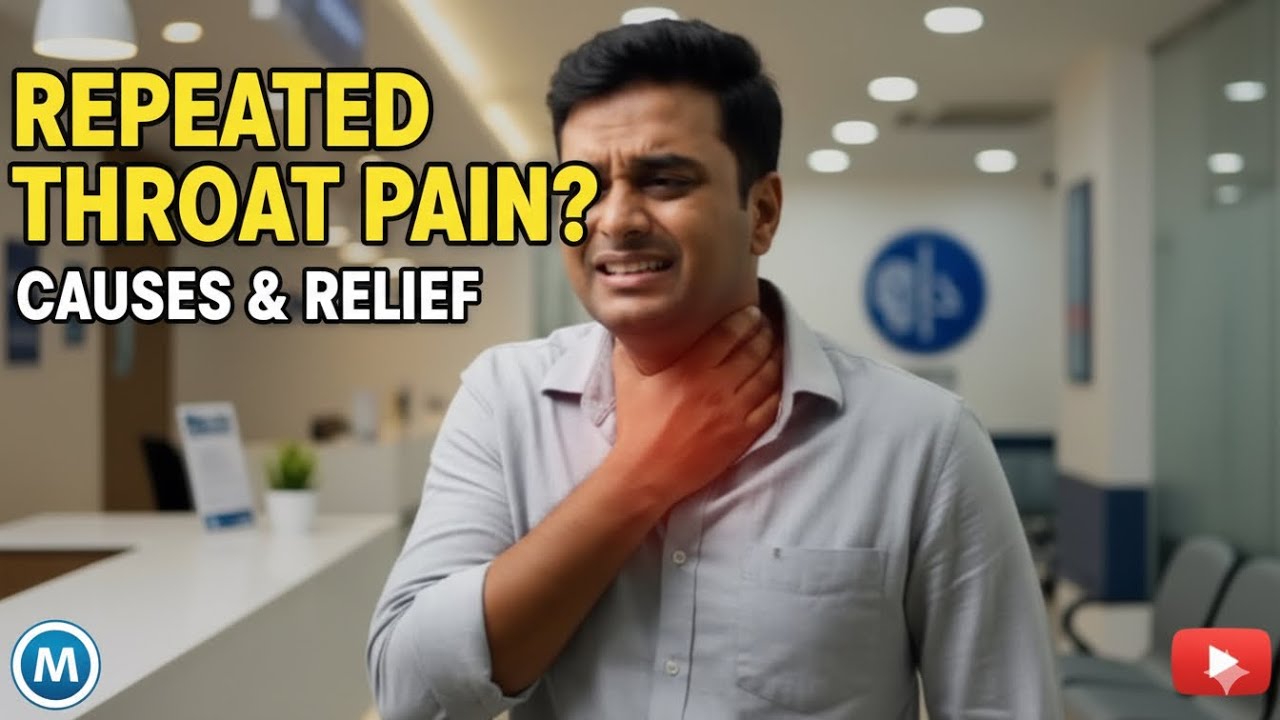 Gale ka dard bar-bar hota hai?Ye ho sakta hai Chronic Tonsillitis!#ai # ...