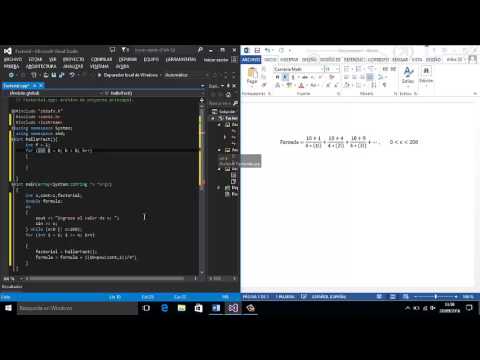 Formula con Factoriales || C++ || Empleo del For, Do-While, Contador y ...