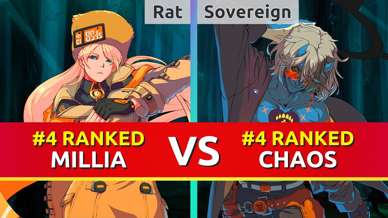 GGST Rat (#4 Ranked Millia) vs Sovereign (#4 Ranked Happy Chaos ...